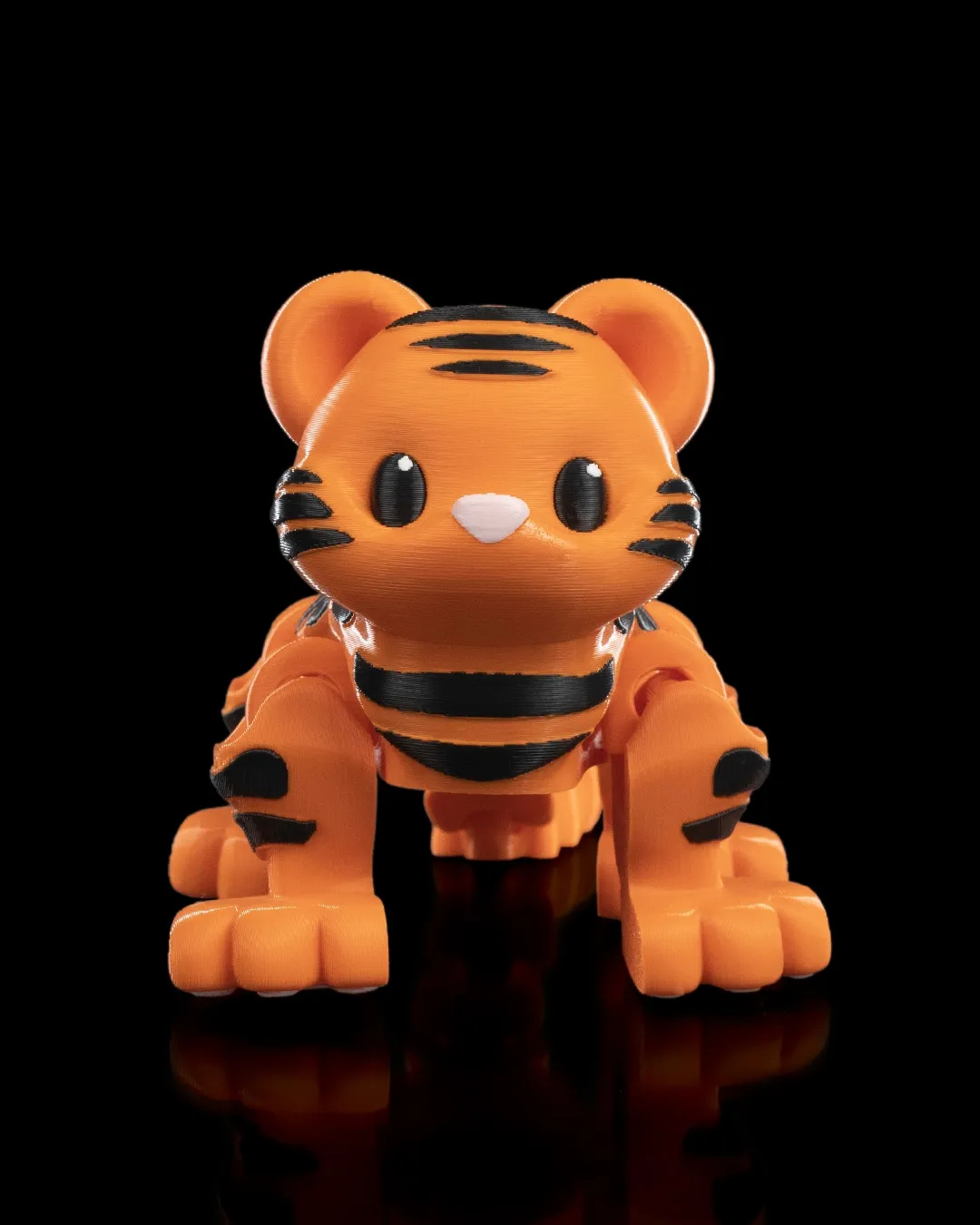 Runner Tiger – 3D Printed Tiger Figurine - IkkaDoes