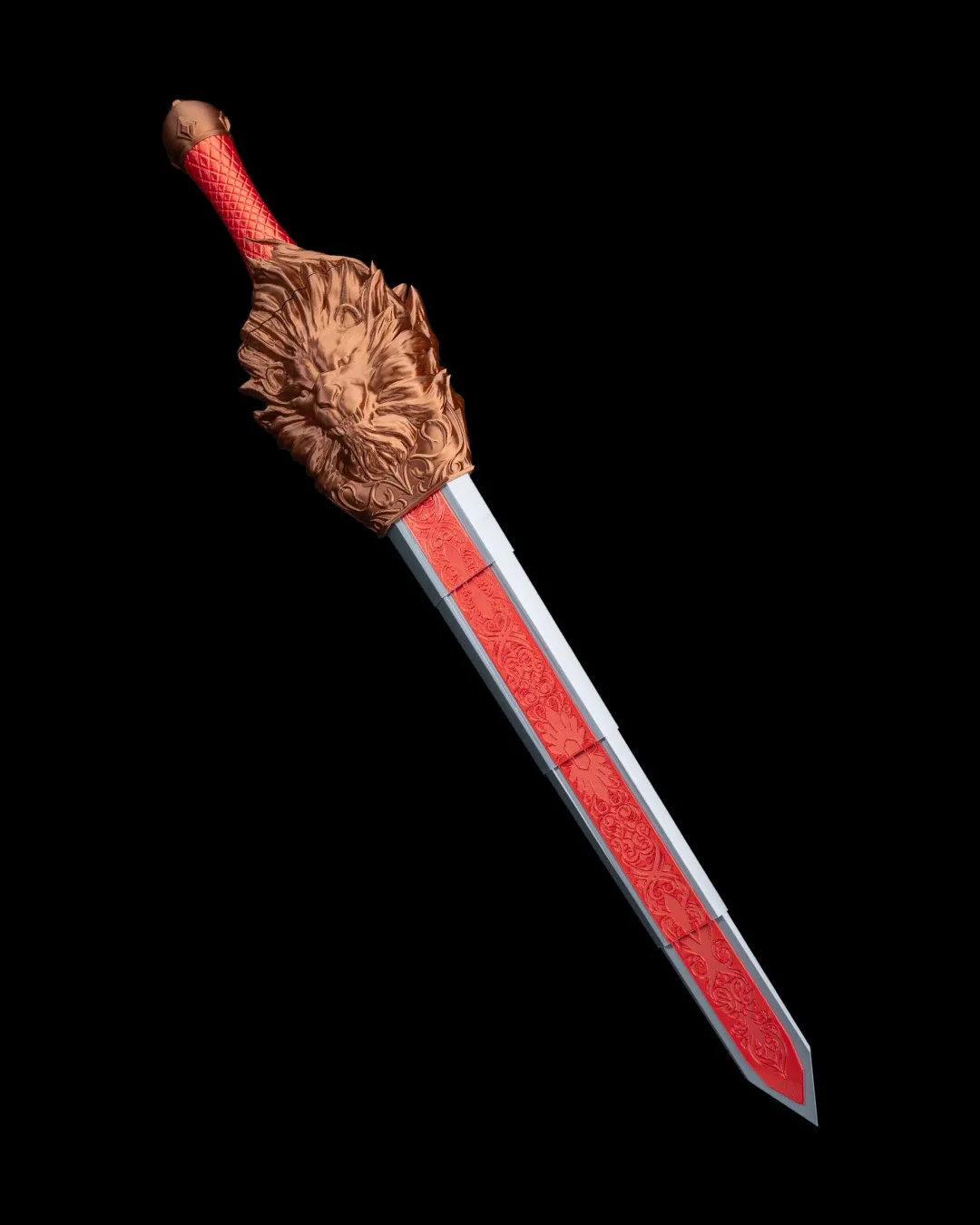 Sovereign Blade – 3D Printed Regal Sword for Cosplay and Display - IkkaDoes